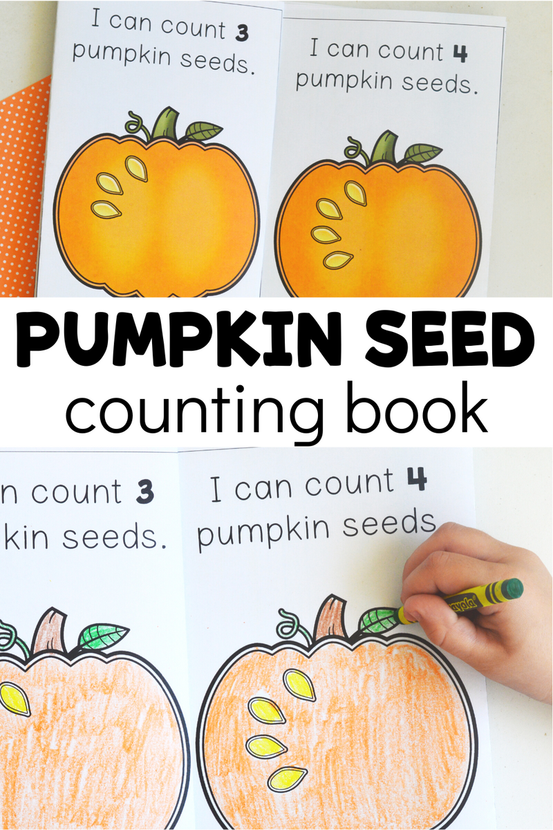 Pumpkin Seed Counting Book Free Printable – Declutter And Organize