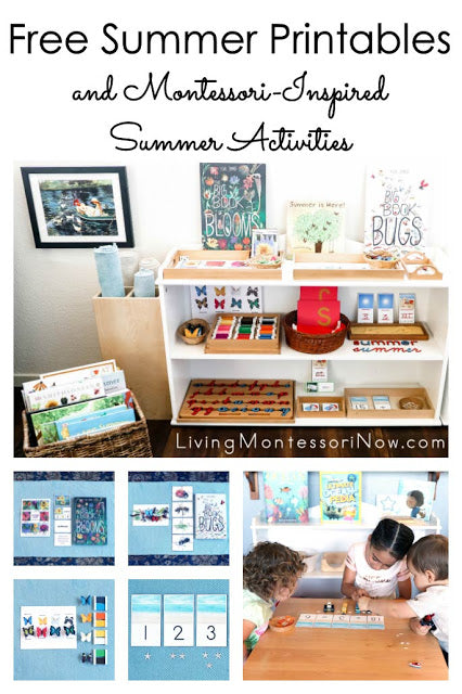 Montessori-Inspired Summer Activities Using Free Printables – Declutter ...