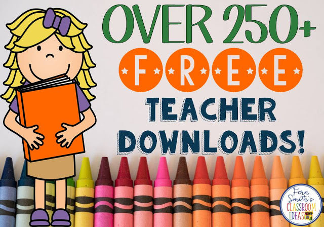 250 FREE Teacher Downloads! – Declutter And Organize