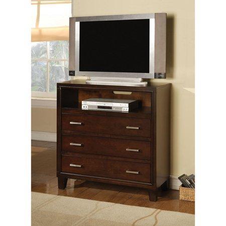 19547 Tyler TV Console Cappuccino – Declutter And Organize